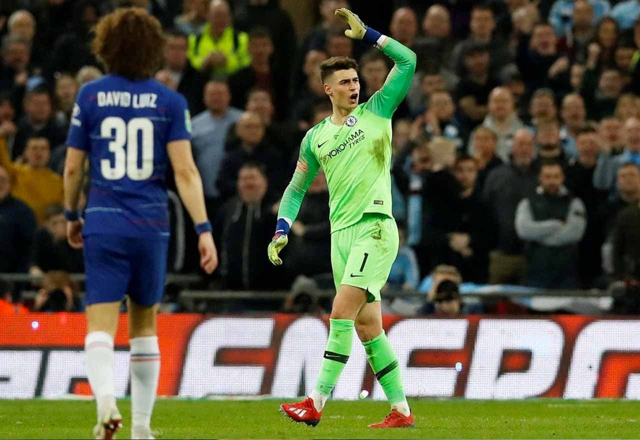 Chelsea keeper Kepa breaks silence on extraordinary Wembley feud