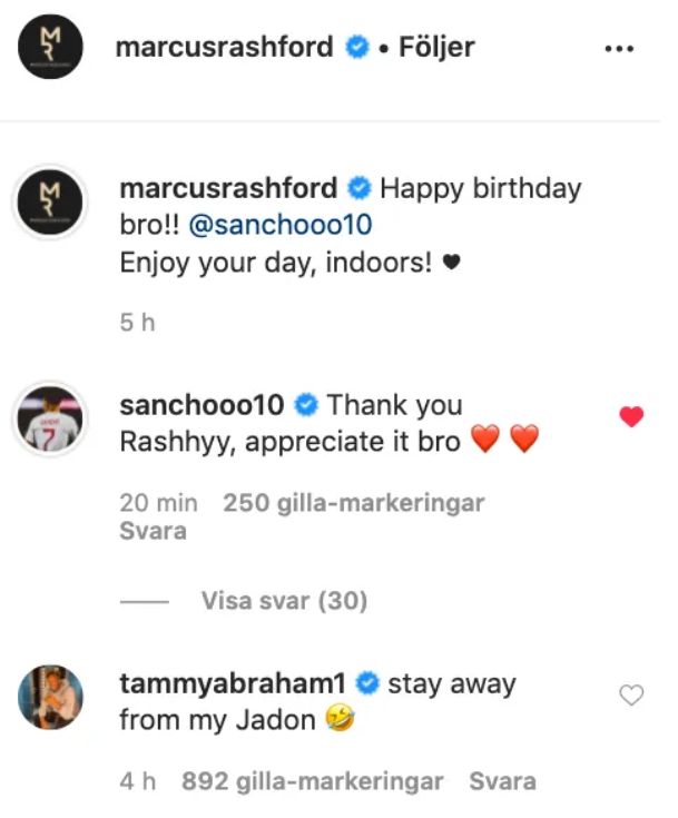 Tammy Abraham tells Man U star to Tammy Abraham tells Man U star to