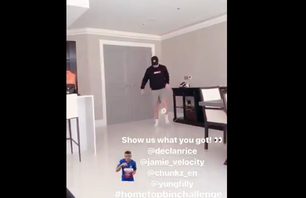 (Video): Mason Mount completes "top bin challenge" with powerful effort ...