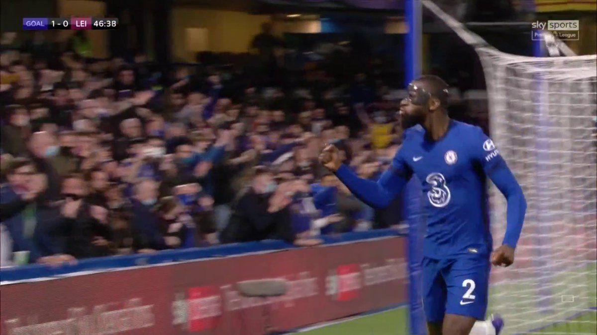 (Video): Chelsea finally score legal goal as Antonio Rudiger turns in ...