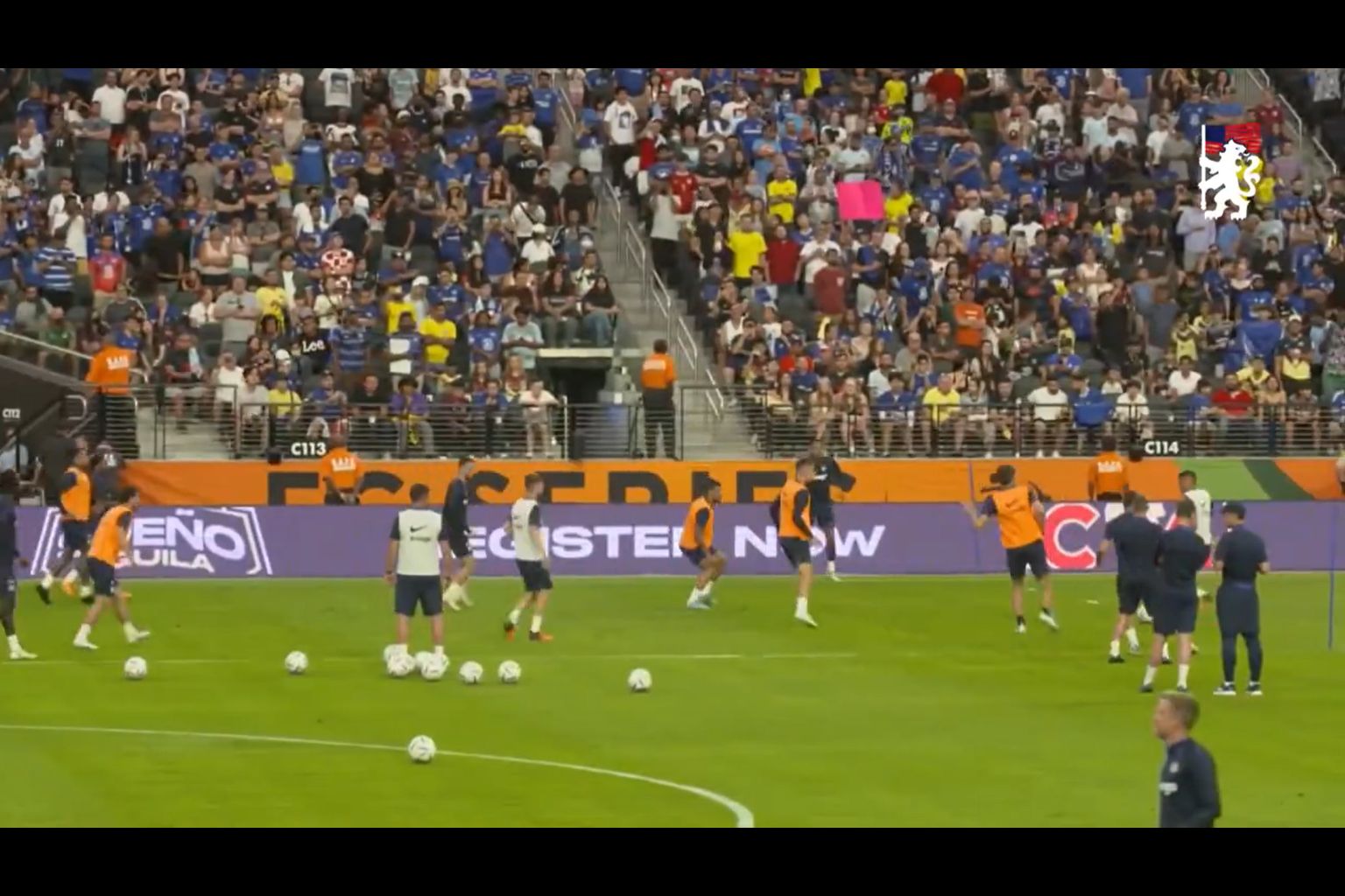 (Video): Chelsea train in front of fans in Las Vegas ahead of first pre ...