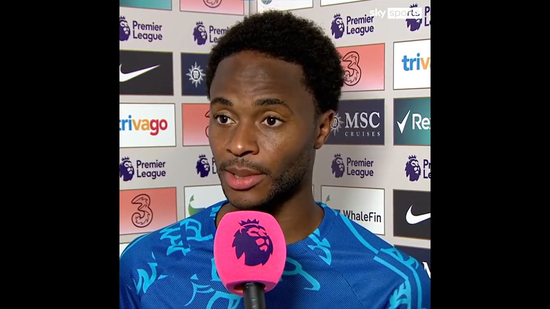 (Video): Raheem Sterling talks up his growing relationship with Reece ...