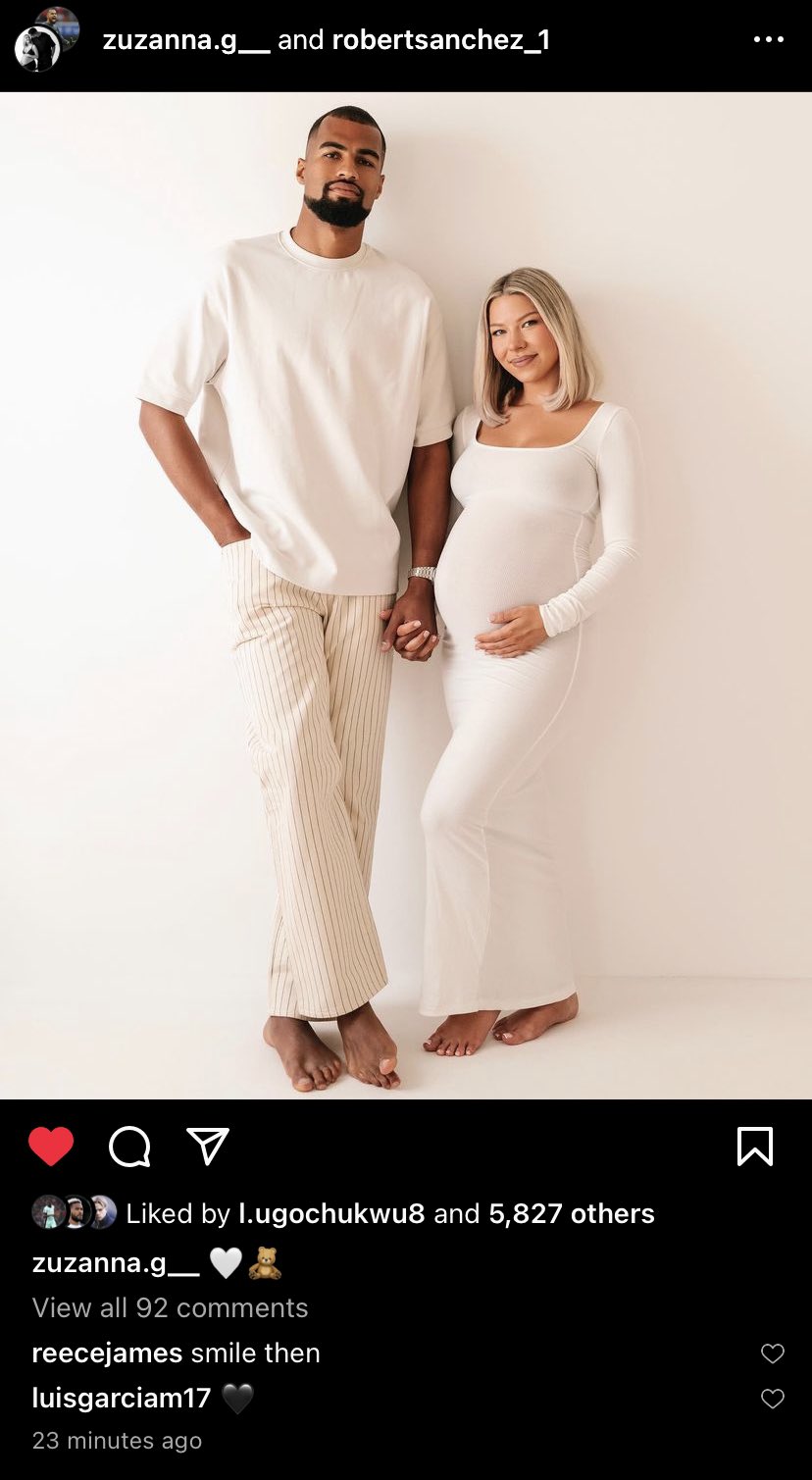 (Image): "Smile then!" - Reece James banters Robert Sanchez on ...