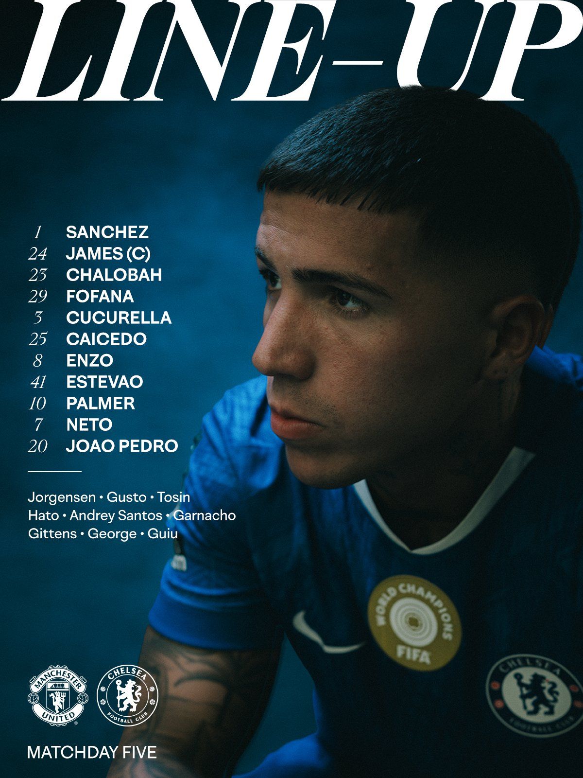 Man U vs Chelsea - Team News: Enzo Maresca tries new defender setup