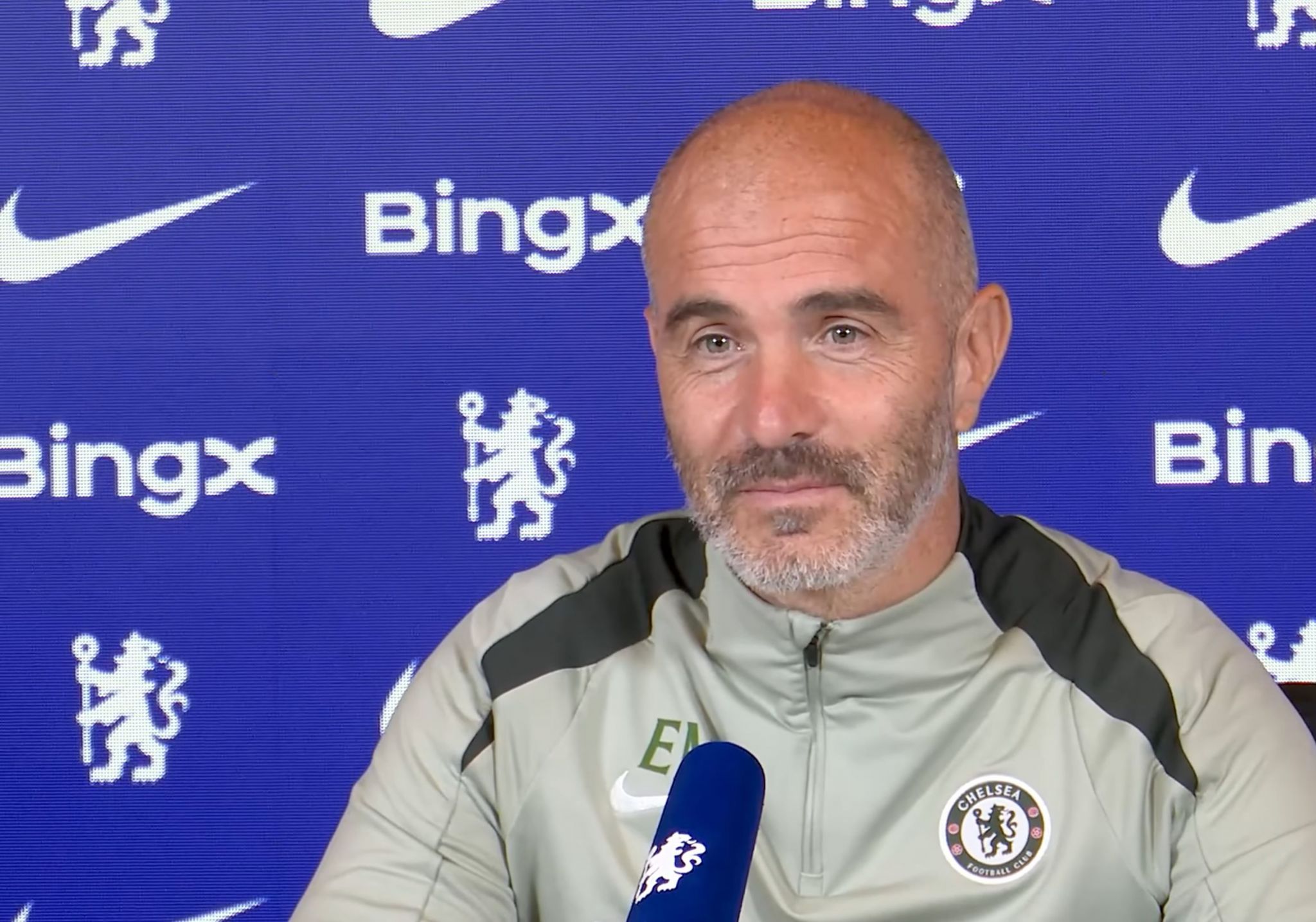 Enzo Maresca has a playful response to Joao Pedro's red card