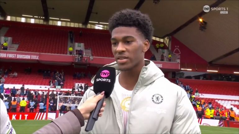 What Josh Acheampong told TNT Sports after first Chelsea goal
