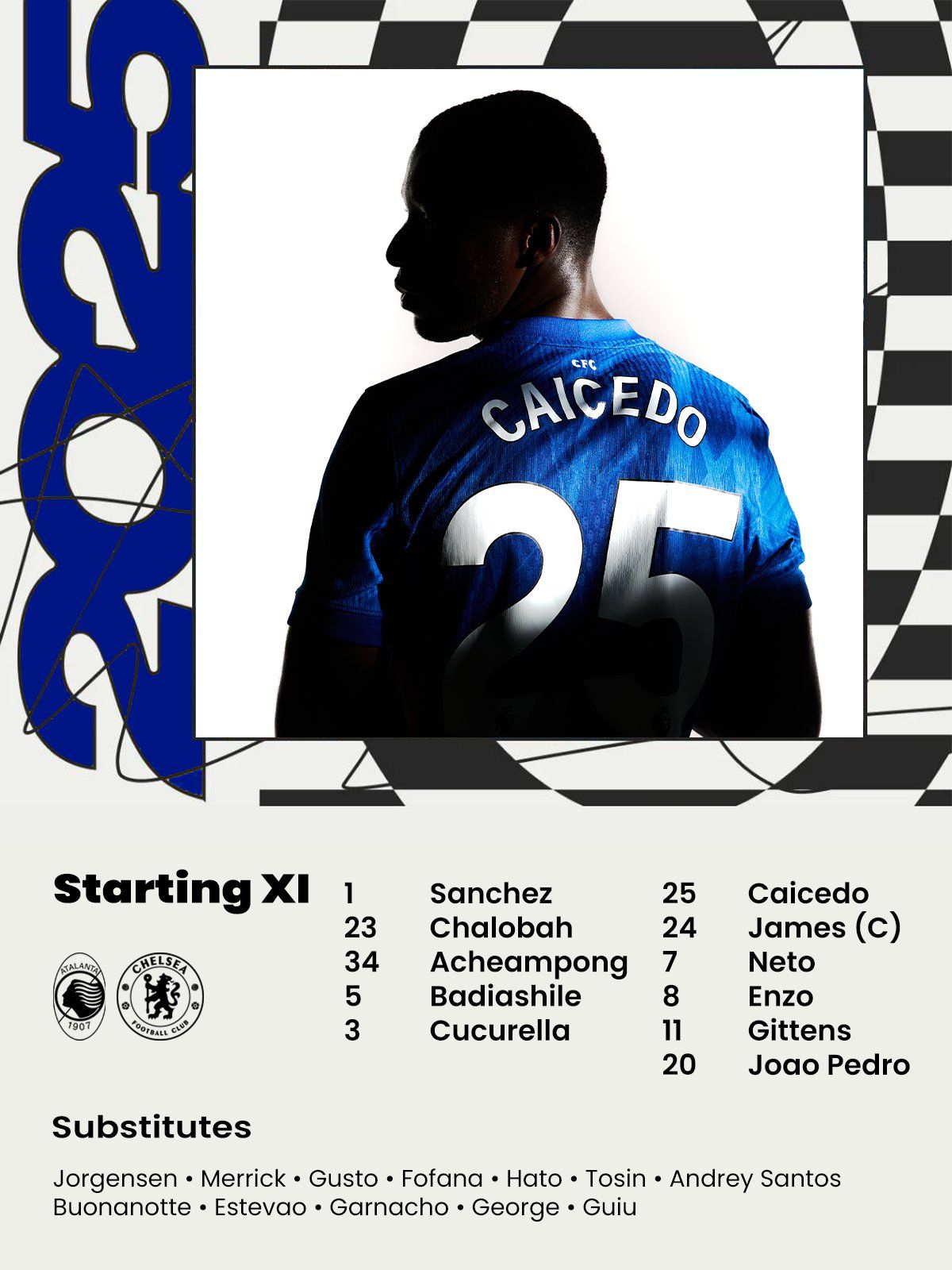 Atalanta vs Chelsea - Team News: Academy youngster trusted