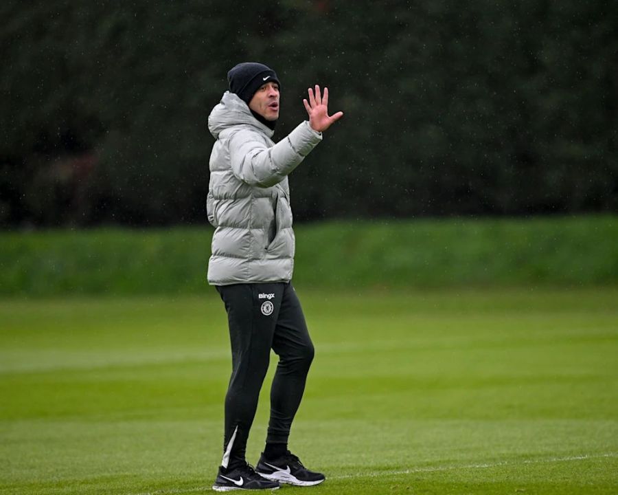 What Chelsea worked on in Liam Rosenior's first training session